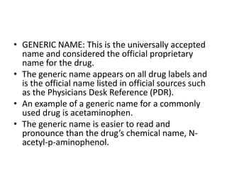 Sources of drugs and their various meanings | PDF