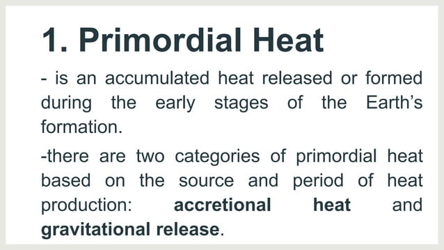 SOURCES OF EARTH’S INTERNAL HEAT.pptx ELS11 | PPTX | Geology | Science