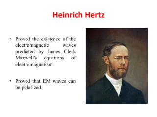 Sources of electromagnetic waves | PPTX