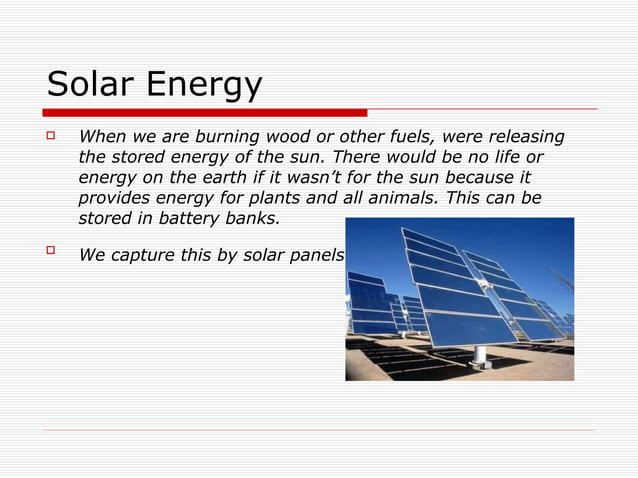 Sources Of Energy | PPT