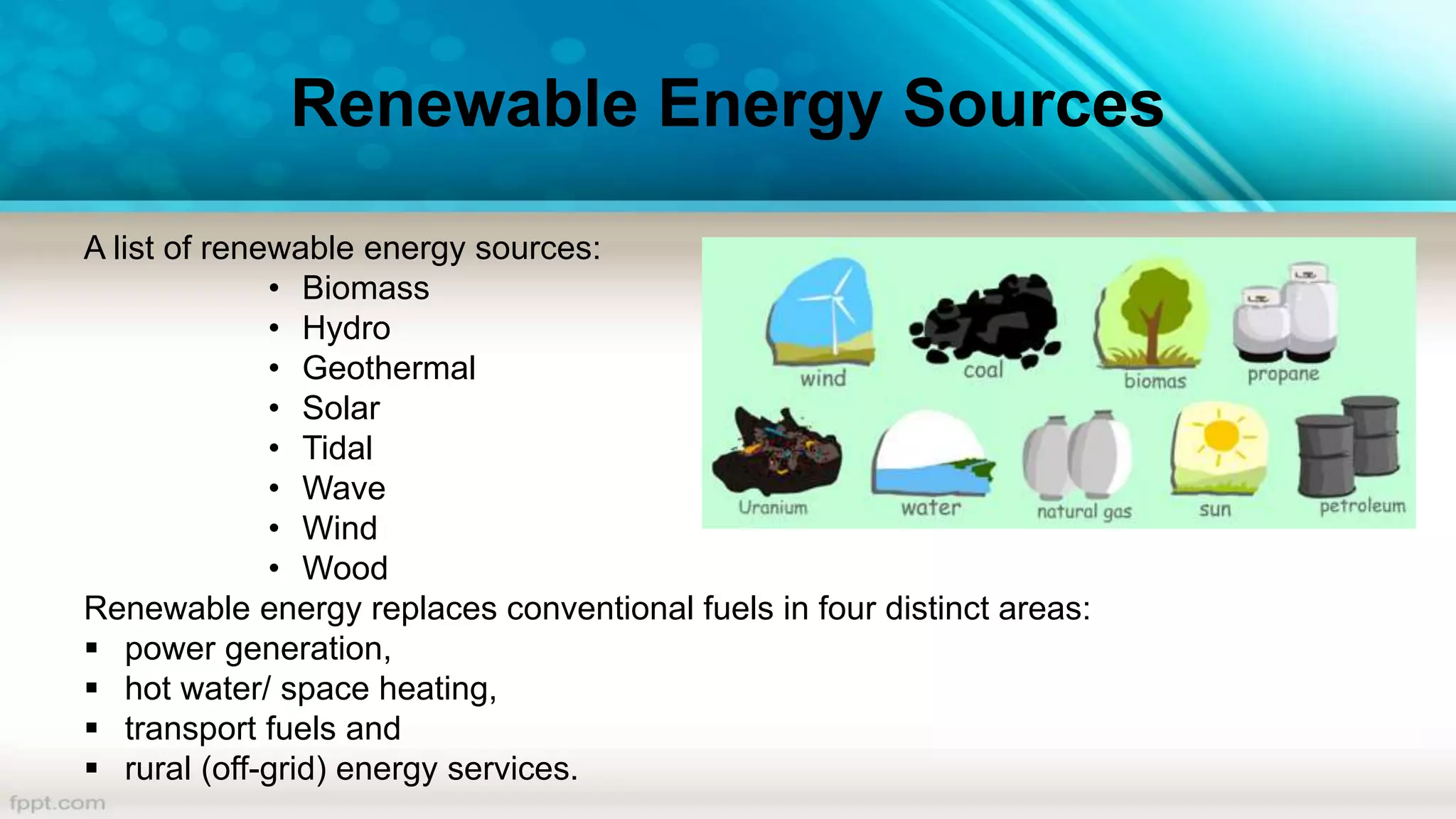 Sources of energy | PPTX