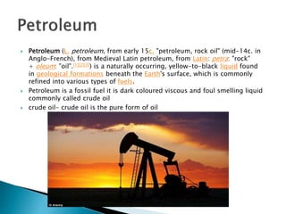 Sources of energy | PPTX | Commodities | Economy