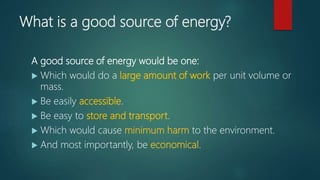 Sources of Energy | PPTX