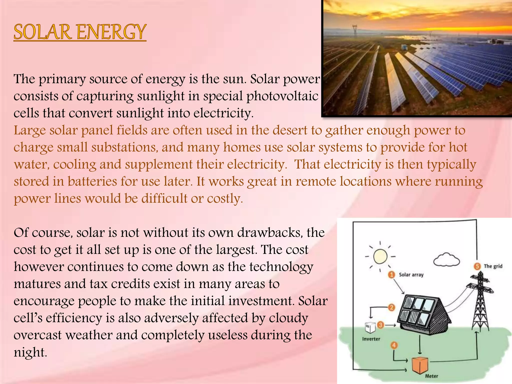 Sources of energy | PPTX | Geology | Science