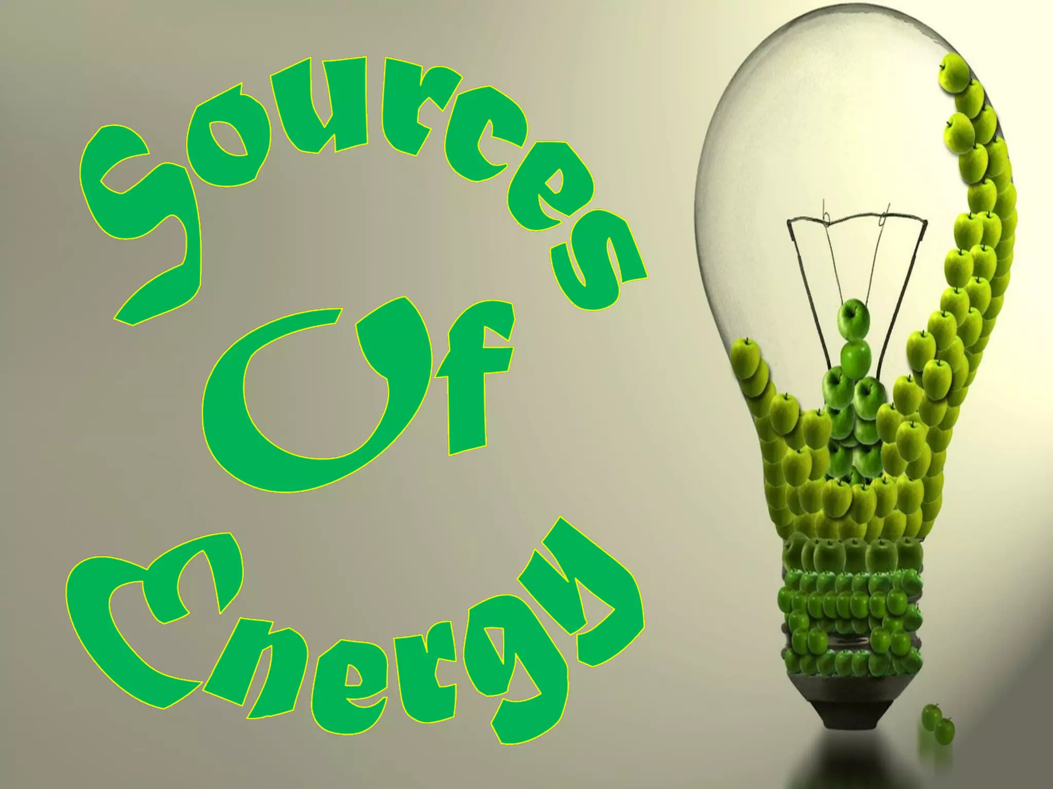 Sources of Energy | PPT | Science