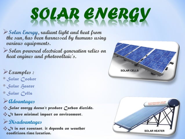 Sources of Energy | PPT | Science