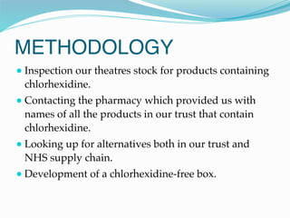 Sources of exposure to chlorhexidine in the health care setting | PDF