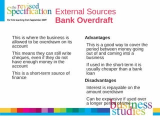 Sources of finanace | PPT