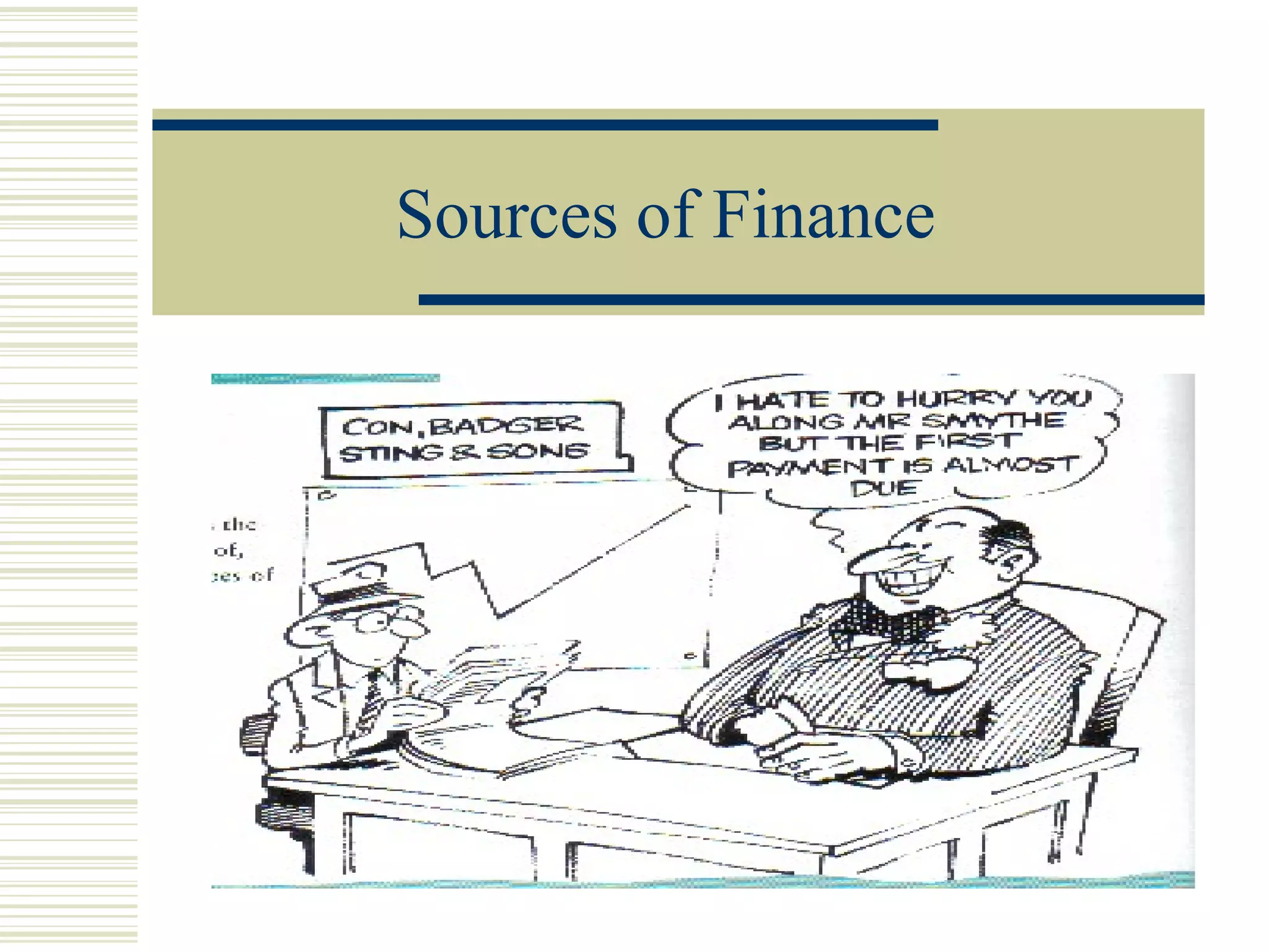 Sources of finance | PPT