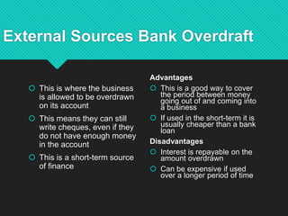 FINANCIAL MANAGEMENT- Sources of finance | PPTX