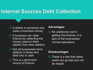 FINANCIAL MANAGEMENT- Sources of finance | PPTX