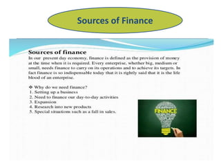 Sources of finance | PPT