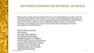 Sources of finance | PPTX