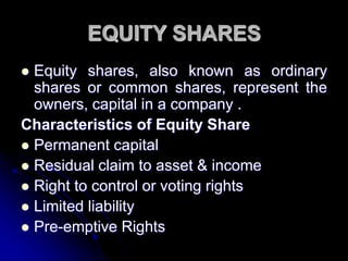 Sources of finance.pptx(Finance for MBA) | PPT