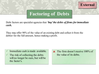Sources of Finance | PPTX