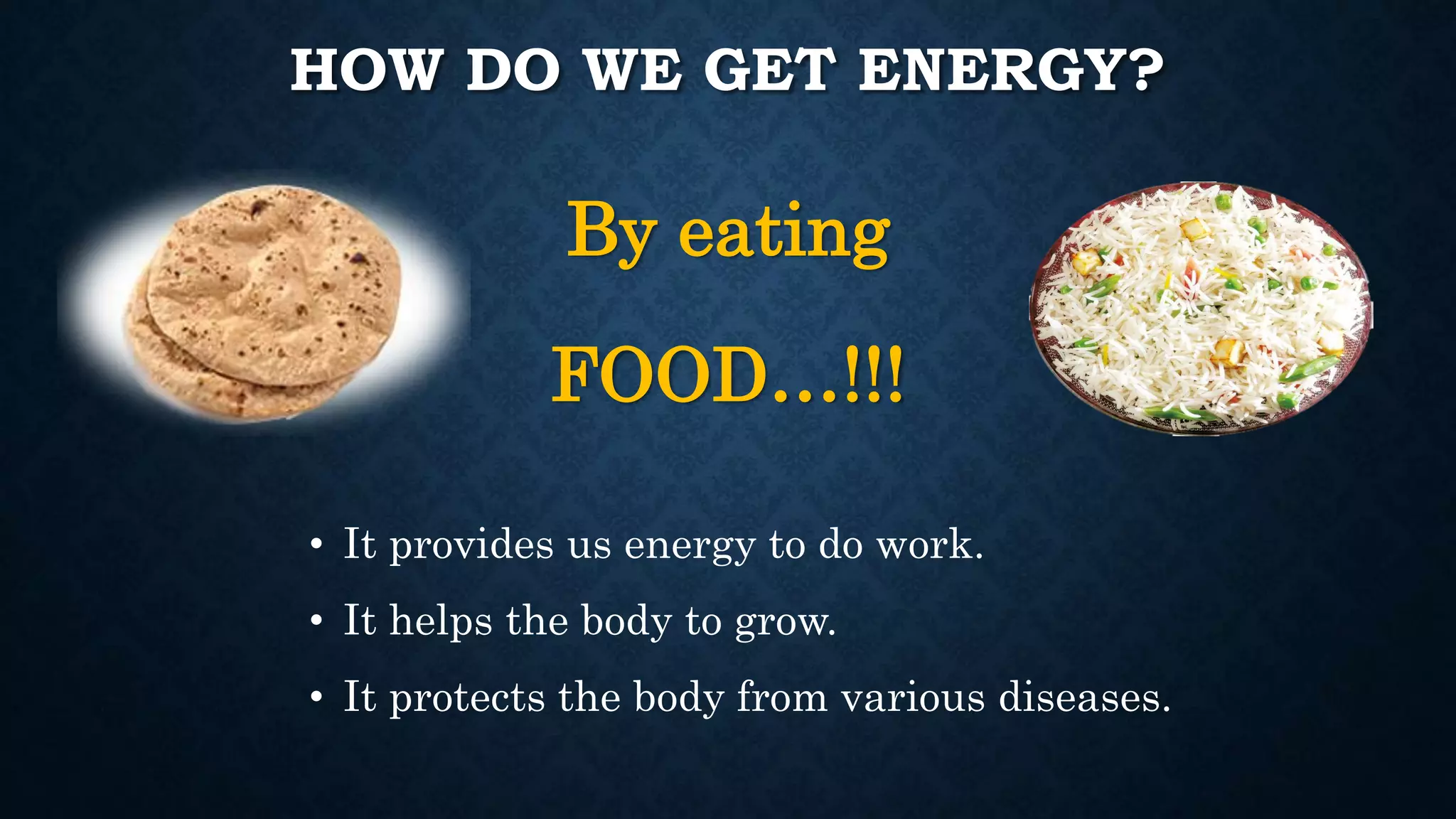 Sources of food Class 6 | PPTX