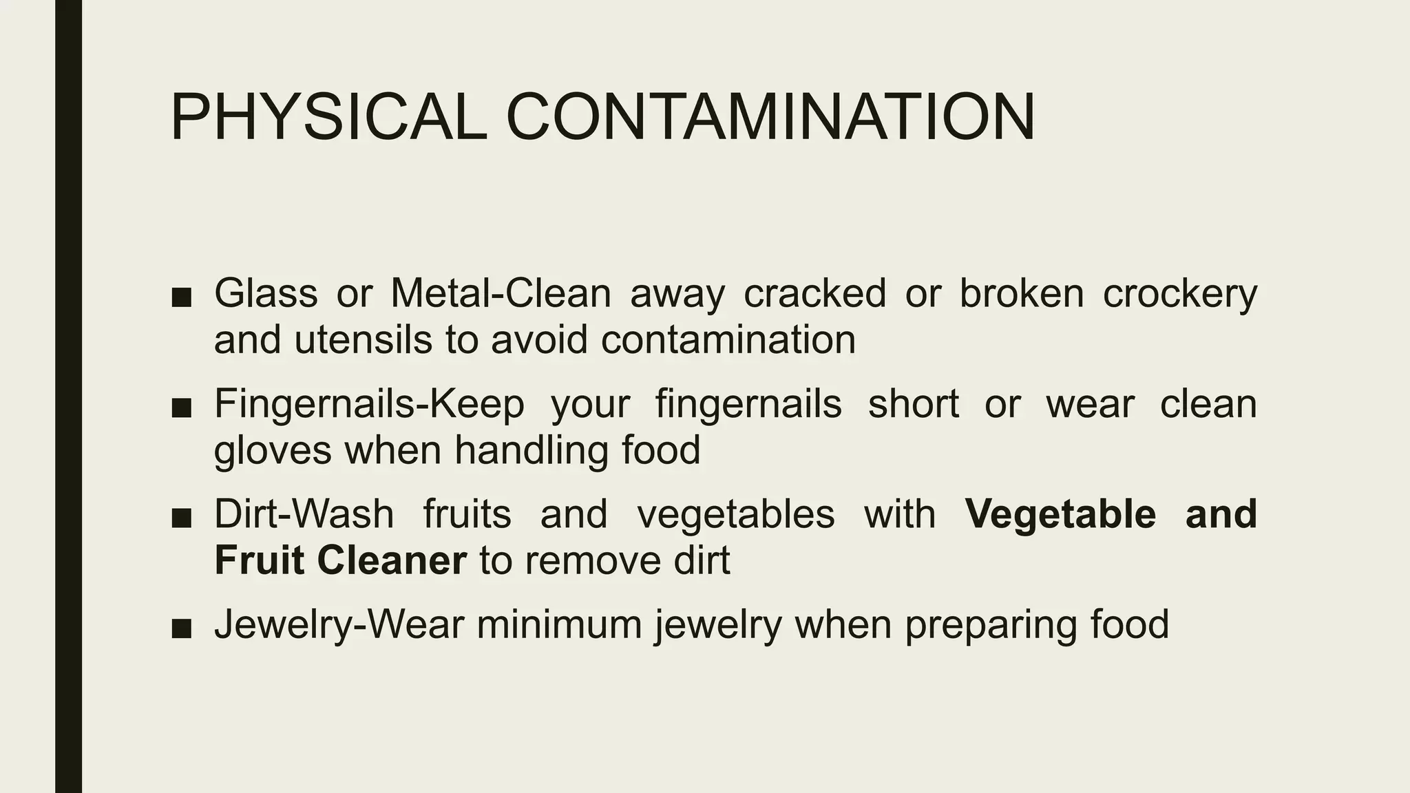 Sources of food contamination | PPTX