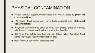 Sources of food contamination | PPTX
