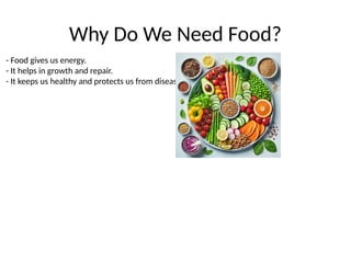Sources of food ,importance of balanced diet presentation | PPTX