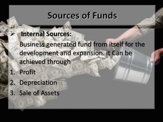 Sources of funds | PPTX