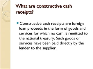 Sources of funds for the national government | PPT
