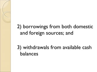 Sources of funds for the national government | PPT