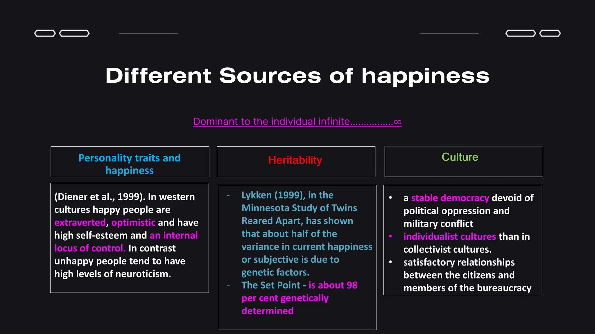 Sources of happiness presentation for education | PPTX