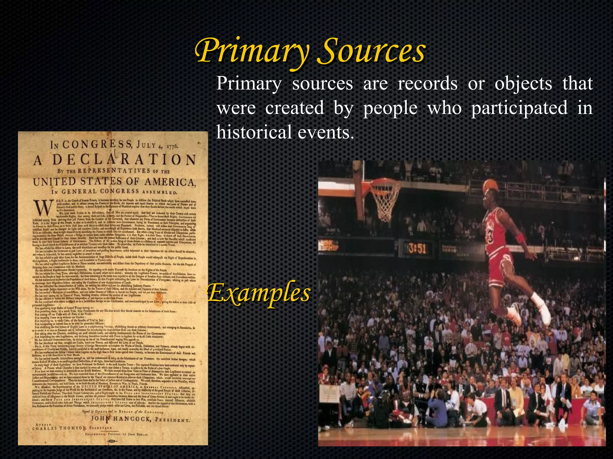 Sources of History | PPT