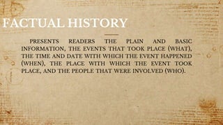 Sources of History- Readings in the Philippine History | PPTX