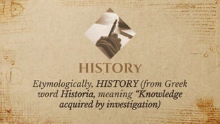 Sources of History- Readings in the Philippine History | PPTX