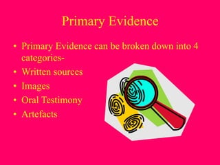 Sources of history | PPT