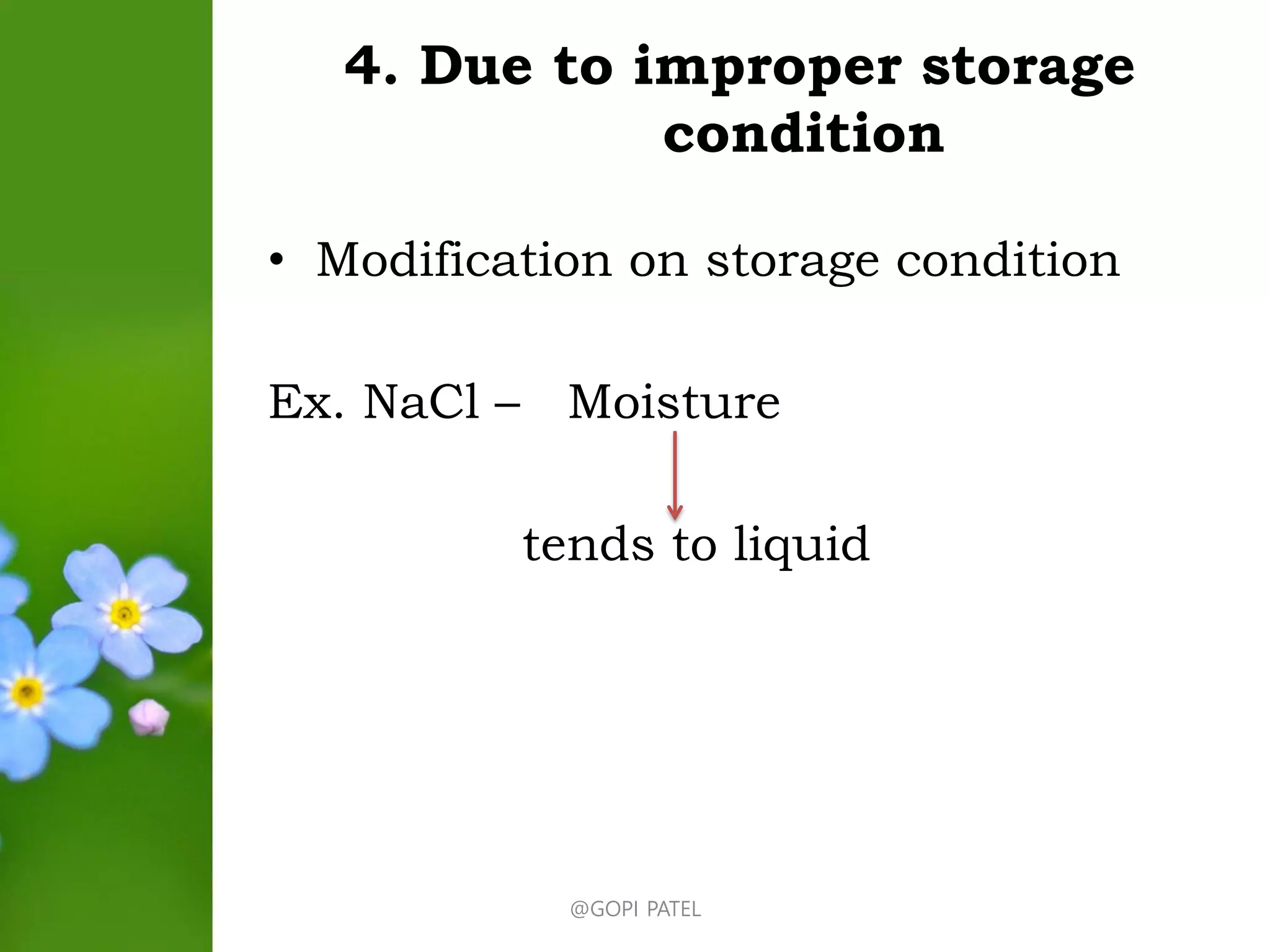 Impurities in Pharmaceuticals: Sources of impurities | PDF