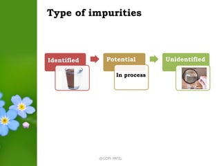 Impurities in Pharmaceuticals: Sources of impurities | PDF