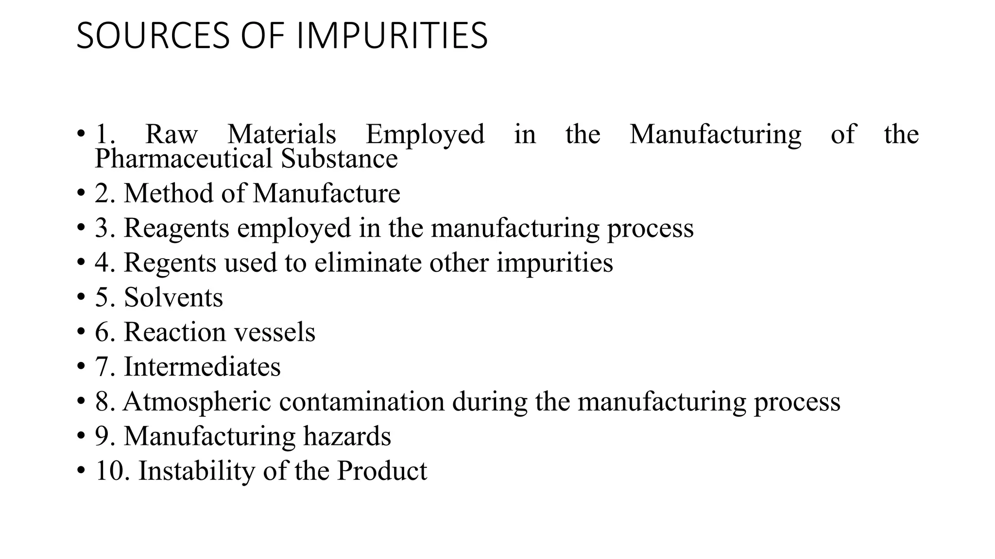 sources of impurities.pptx