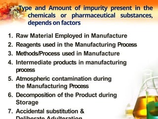 sources of impurities andminimization of errors | PPT