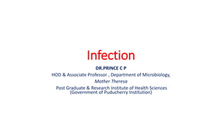 Sources of infection & types by Dr. Prince C P | PPTX