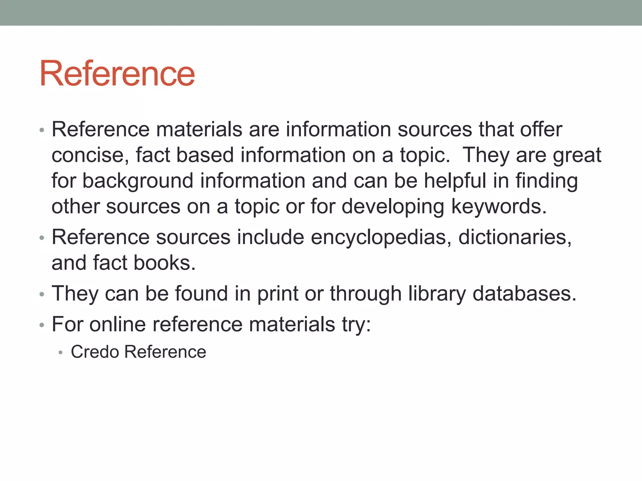 Sources of information | PPTX