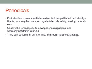 Sources of information | PPTX