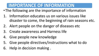 Sources of information | PPTX