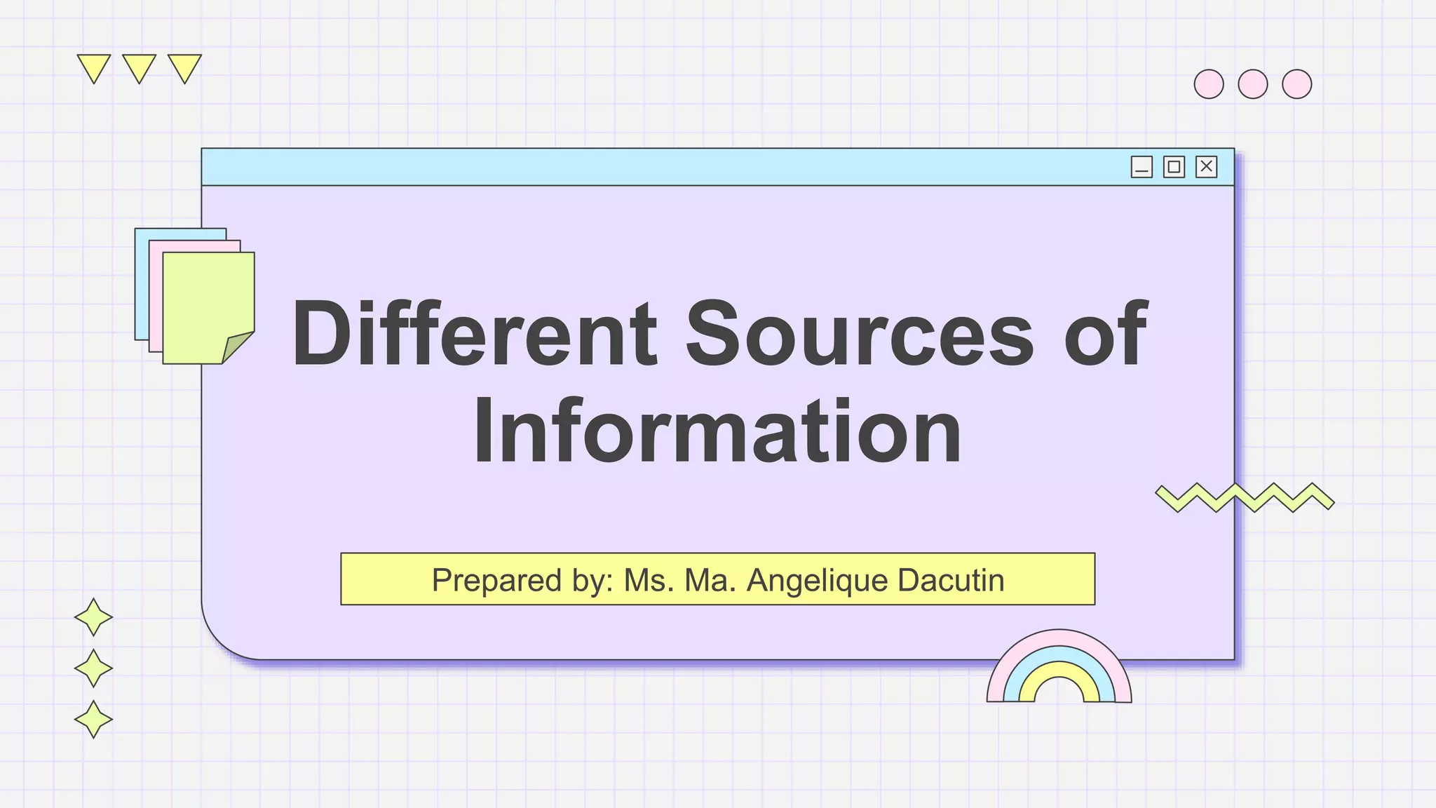 Sources of Information.pptx | Internet for Beginners | Internet