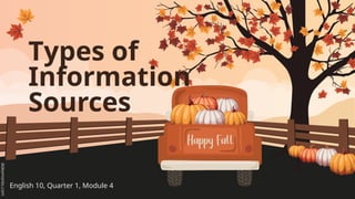 Types of Information Sources (Primary, Secondary, and Tertiary Sources ...