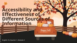Types of Information Sources (Primary, Secondary, and Tertiary Sources ...