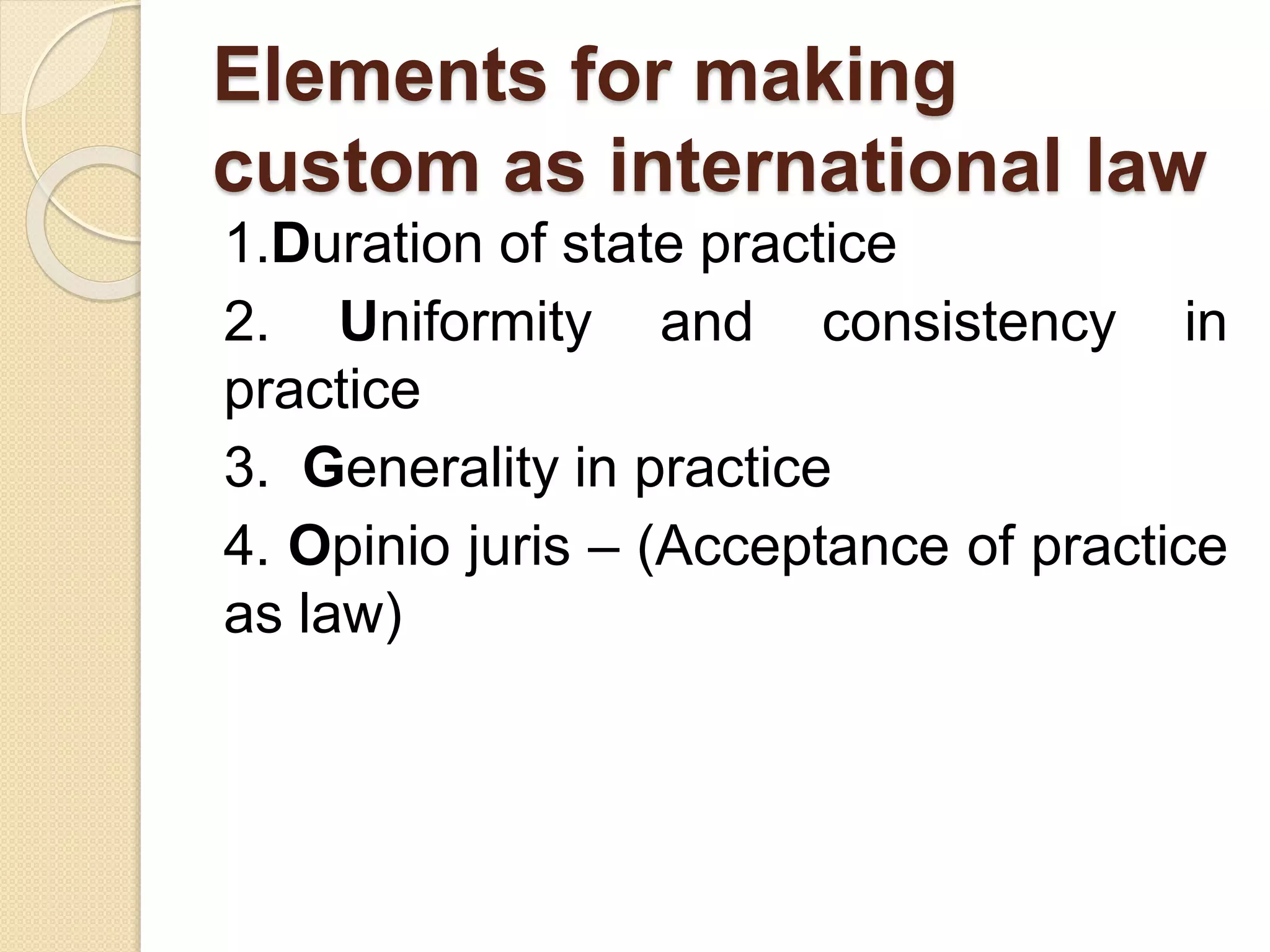 Sources of international law | PPTX