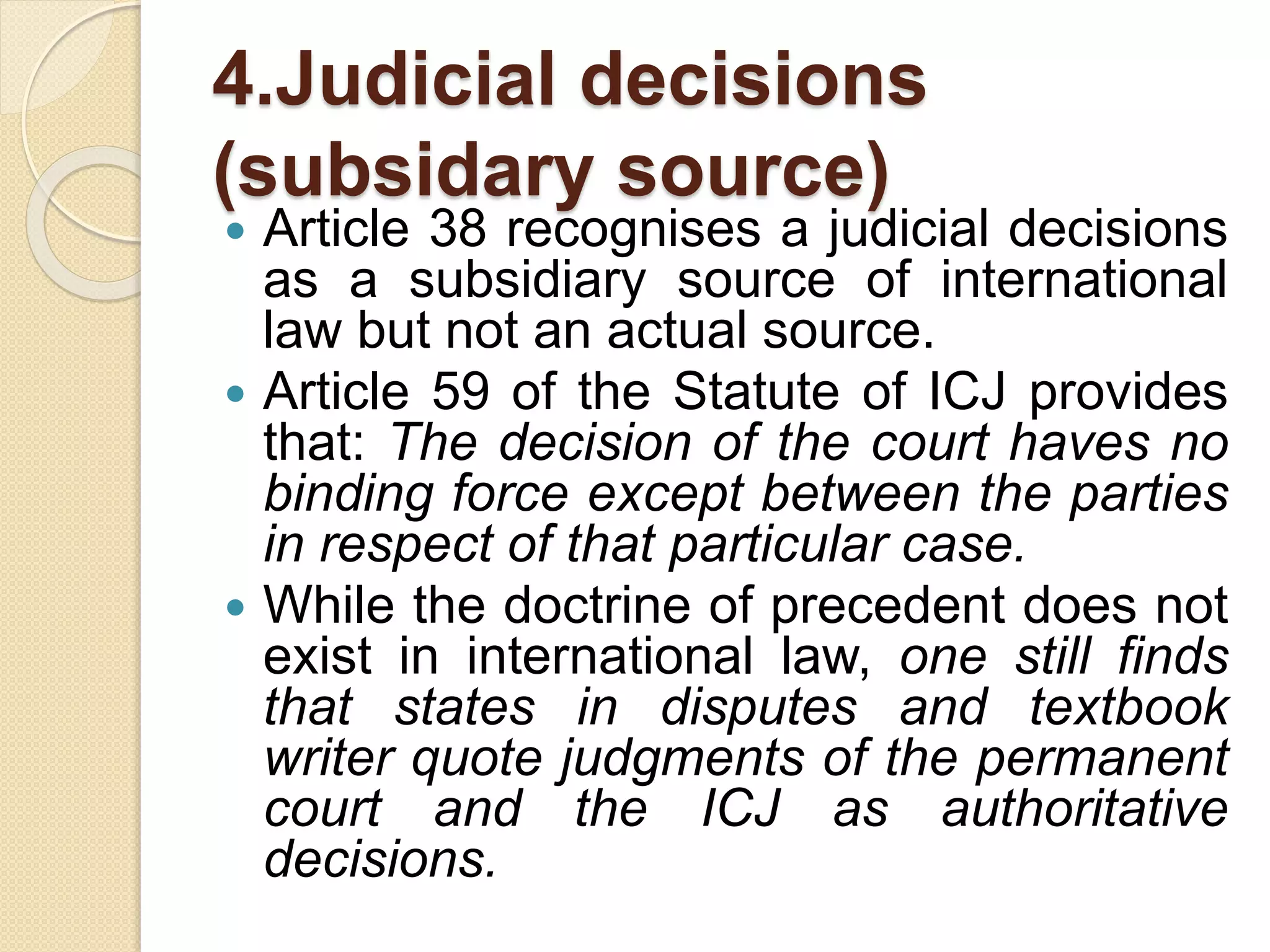 Sources of international law | PPTX