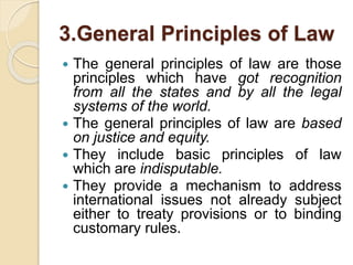 Sources of international law | PPTX