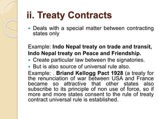Sources of international law | PPTX
