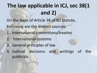 Sources of international law | PPTX