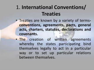 Sources of international law | PPTX