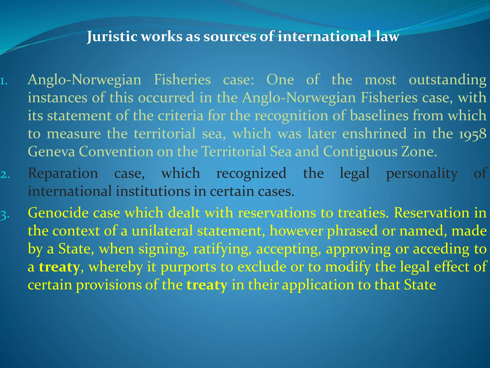 Sources of international law | PPTX