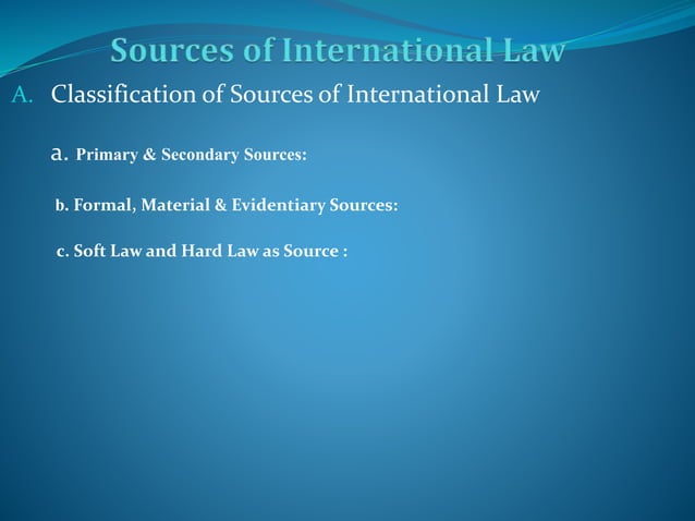 5 Sources Of International Law: Types Of International Law – XQYWGJ